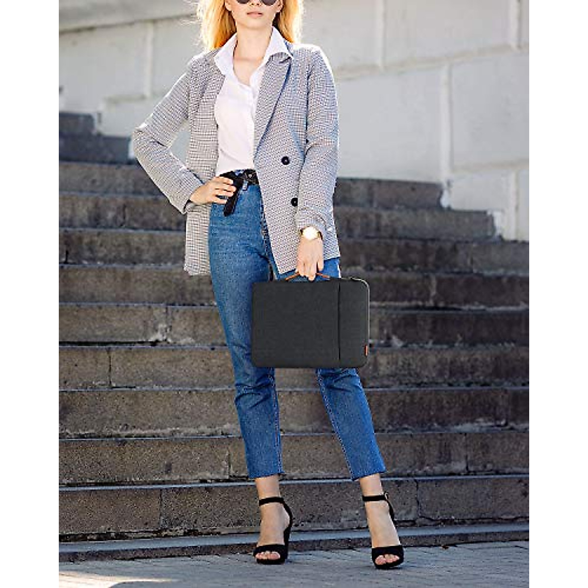 Inateck 13-13.5 Inch 360 Protective Laptop Sleeve Carrying Case Bag Compatible with 13 Inch MacBook Air/Pro M2/M1 2022-2012, 14 Inch MacBook Pro M1 2021 M2 2023, Surface Pro X/9/8/7/6/5/4/3