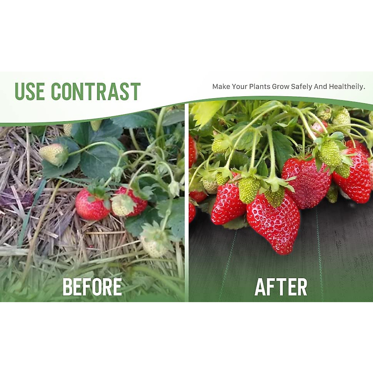 LGJIAOJIAO 3ftx50ft Weed Barrier Landscape Fabric Heavy Duty，Weed Block Gardening Ground Cover Mat, Weed Control Garden Cloth ，Woven Geotextile Fabric for Underlayment，Commercial Driveway Fabric