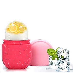Ice Roller For Face Silicone Ice Face Roller Skin Care Facial Ice Roller Icing Tool Ice Holder For Face Icing Ice Mold For Face Icing Face Ice Pod Skincare