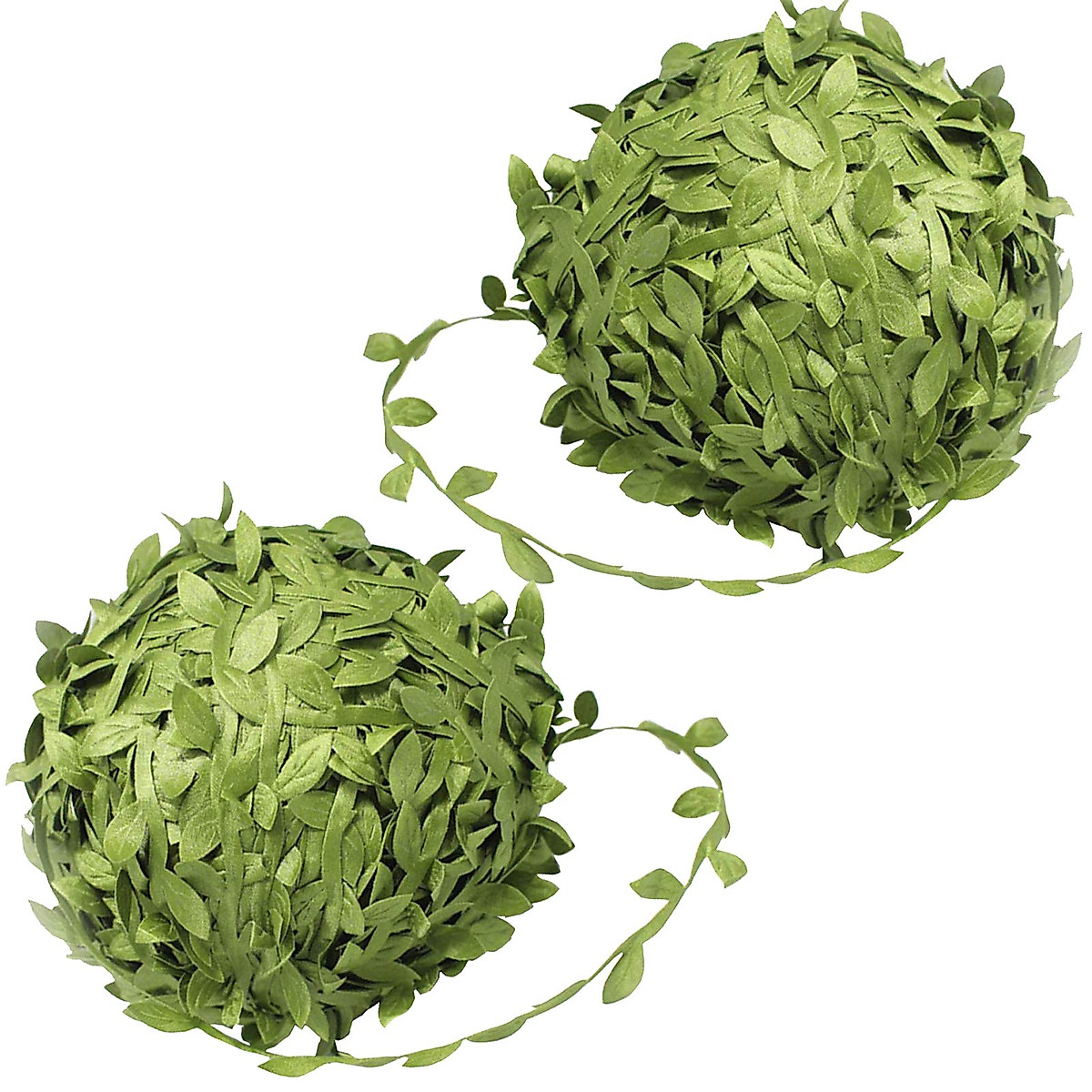 TIHOOD 2PCS 252 Ft Artificial Vines, Artificial Eucalyptus Leaf Garland DIY Greek Wild Jungle Decorative Botanical Greenery for Home Wall Garden Wedding Party Wreaths (Artificial Vines x2)