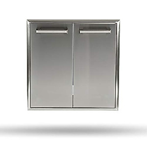 Coyote 26 Inch Roll-Out Double Trash/ Recycling Bin - CTC