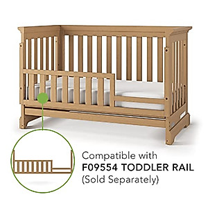 Child Craft Jordyn Euro 4-in-1 Convertible Crib, Biscotti