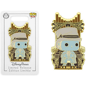 The Souls of Haunted Mansion Disney Ghosts Spirit Characters Bundled with Hitchhiking Board Game + Victor Geist Organ Player Spooky Pop Pin 2 Items