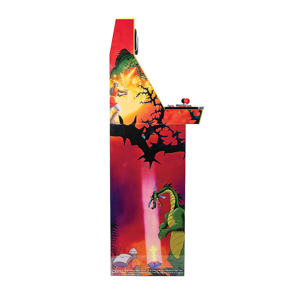 Dragon's Lair Edition Premium Bartop Arcade Console (Stand Sold Separately), 128GB Memory w/Expandable Game Library WiFi, Bluetooth, Sanwa-Like Controls. Pre-Loaded with 11 Games Inc. Dragon's Lair