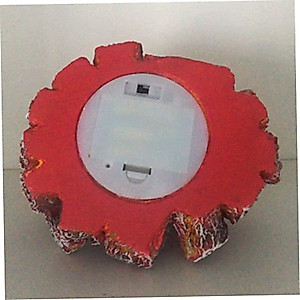 1 Piece Burning Charcoal LED Lights,Simulation Charcoal Fire LED Lamp,Artificial Fireplace Realistic Log Glowing Burning Flame Flameless Fireplace Lights for Home Indoors Living Room Decoration