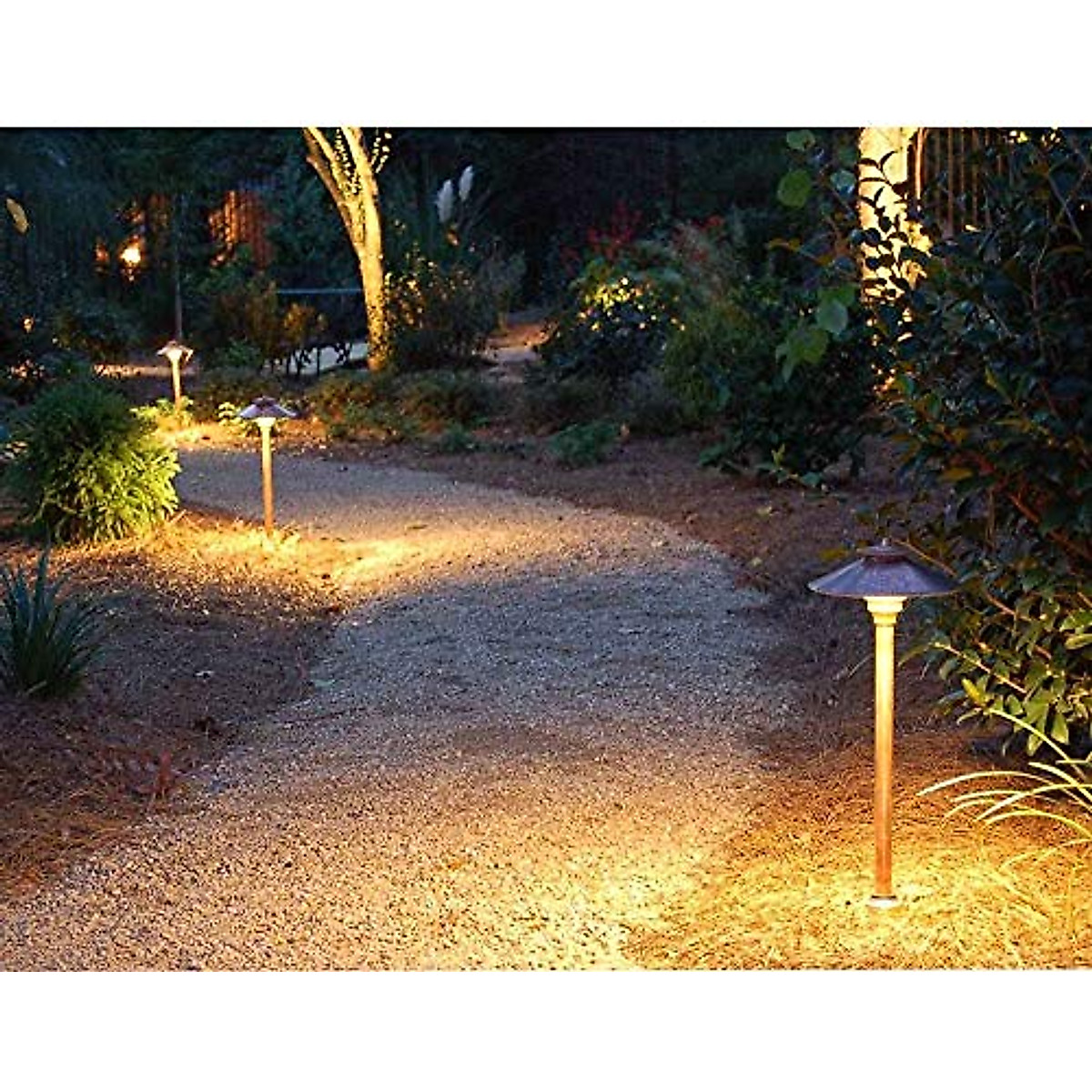 Neanete Low Voltage Landscape Replacement led Light Bulb 12v T5 T10 Wedge Base 25W Equivalent 1.5W 240lm for Garden Path Light Deck Light,Walkway Lawn Light warmwhite 3000K Pack of 6