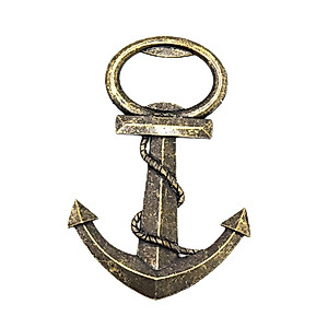 Youkwer 24 PCS Skeleton Nautical Anchor Bottle Opener with Exquisite Packaging for Wedding Party Favors Gift & Decorations (Antique Bronze)