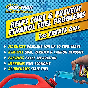 STAR BRITE Star Tron SEF Gasoline Additive 16oz Classic Gas Formula 14316