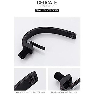Kitchen Taps Innovative Black Brass Bathroom Basin Faucet Cold and Hot Water Mixer Taps Antique Bath Sink Taps Mixer