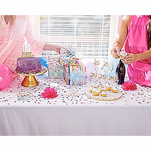 Mud Pie Marble Pedestal Cake Serving Stand, Gold