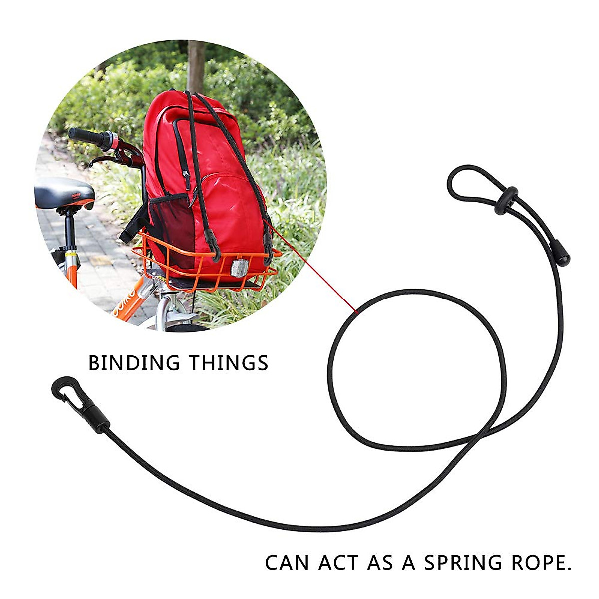 Kayak Paddle Leash 2 Pcs Safety Rod Adjustable Canoe Paddle Fishing Rod Survival Paracord Bungee Cord Safety Lanyard Strap With Snap Hook for Kayaking Securing Canoe SUP Board Rowing Surfing Cycling