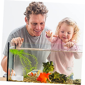 balacoo Nano Air Stone Aquarium Oxygen Aerator Bubble Diffuser Aquarium Accessories Co2 Regulator Round Air Wall Round Fish Tank Fish Tank Supply Aeration Pump Nano Material Hydroponics