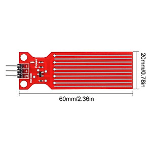 10Pcs Rain Water Level Sensor Module DC 3V-5V 20mA Level Liquid Surface Depth Height Detection Sensor Module for Raspberry Pi