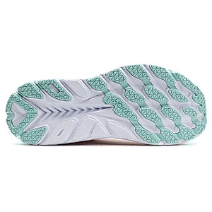 HOKA ONE ONE Womens Clifton 8 Mesh Cantaloupe Silver Peony Trainers 10 US