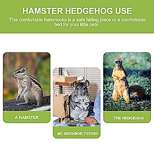 Chinchilla Accessory Ferret Hammock Hanging Guinea Pet for Pig Squirrel Sleeping Rat Swing Parrot Hamster Cage Suspending Animal Breathable Small Warm Comfortable Bed