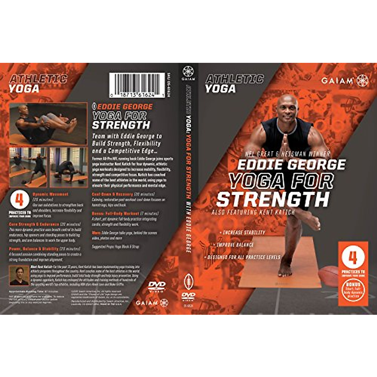 Gaiam Athletic Yoga: Yoga for Strength with Eddie George