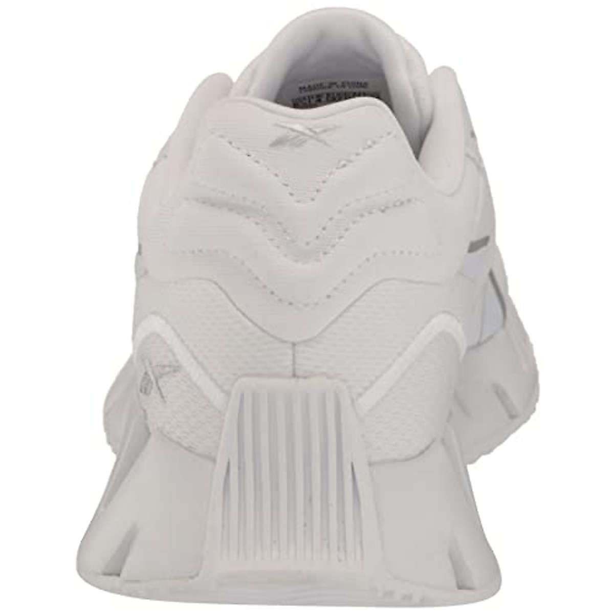 Reebok Women's Zig Dynamica 4.0 Sneaker, White/Silver Metallic, 6