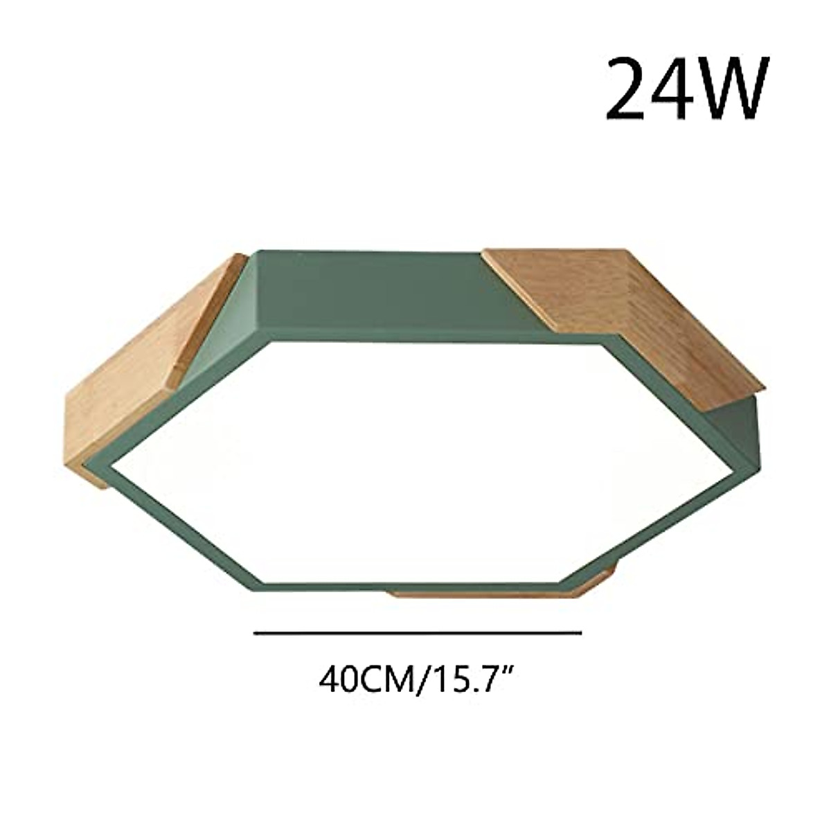 Close to Ceiling Lights, Creative Hexagon Ceiling Light Close to Ceiling LED Light Three-Color Dimmable Ceiling Light Nordic Indoor Ceiling Lamp Acrylic Lampshade Ceiling Lights for Living Room Bedro