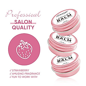 Lash Lift Glue Balm, Lomansa Glue for Eyelash Lifting Perming, with Strong Sticky Fix Glue for Lashes and Brows Curl