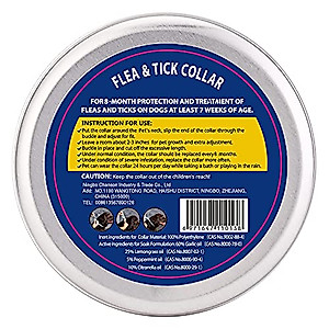 BUDOCI Pet Flea Collar Small Size Flea and Tick Prevention for Cats, 4 Pack Flea and Tick Collar for Cats, 38cm/15 inch, 8 Month Protection…