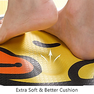 Wine Novelty Anti-Fatigue Kitchen Mat, Cooking & Standing Relief, Memory Foam & Skid-Resistant, 24x36in