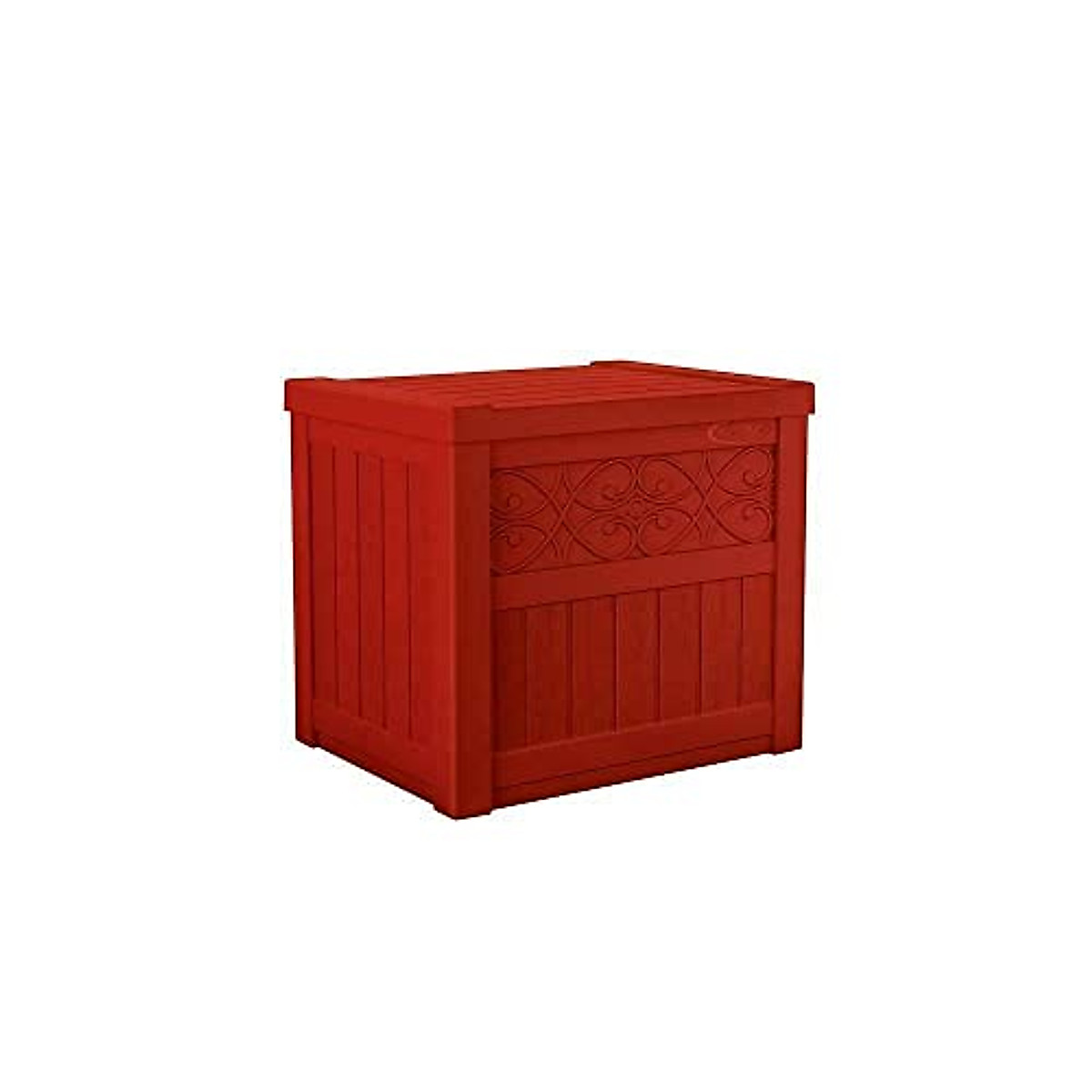 ALIDAM Deck Box Storage Box 22 Gal. Resin Deck Box Small Outdoor Storage Container Garden Patio Box Patio Deck multi colored