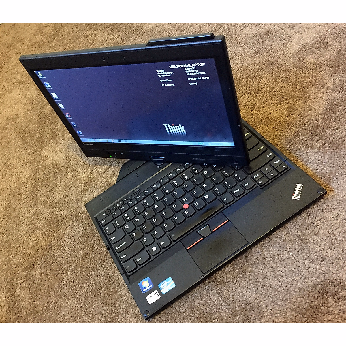 Lenovo ThinkPad X230 Tablet 343522U 13-Inch LED HD PC (2.6GHz, Intel Core i5-3320M, 4GB DDR3, 500GB HDD Windows 7 Professional)