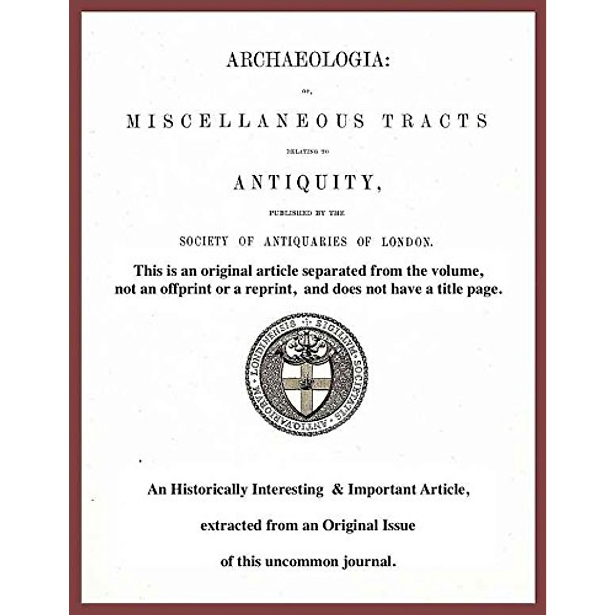 Old English Poem on the Siege of Rouen, A.D. 1418.