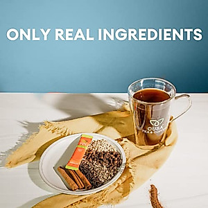 Cusa Tea & Coffee | Premium Instant Green & Black Tea Variety Pack With Real Fruit & Spices | Organic Leaves Drink Mix Packets | Hot or Iced Tea (10 Single Servings)