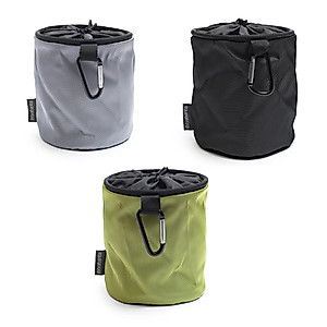 Brabantia x1 Premium Clothespin Storage Bag with Hanging Carabiner & Closing Cord (Random Color) Space Saving Organizer for Clothes Pins, Hangs on Clothesline/Drying Rack, Holds up to 150 Pins