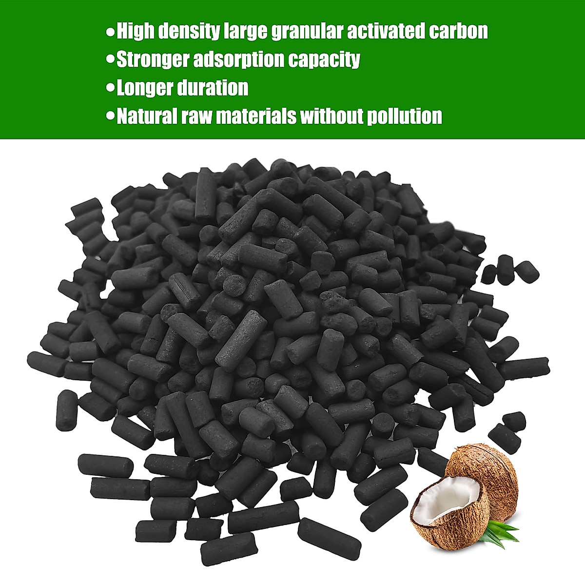Shurex Odor Absorbing Carbon Refills for iDOO 3L Smart Kitchen Countertop Composter Filter, Replacement Activated Charcoal Filters Compatible with iDOO 3L Electric Kitchen Composter