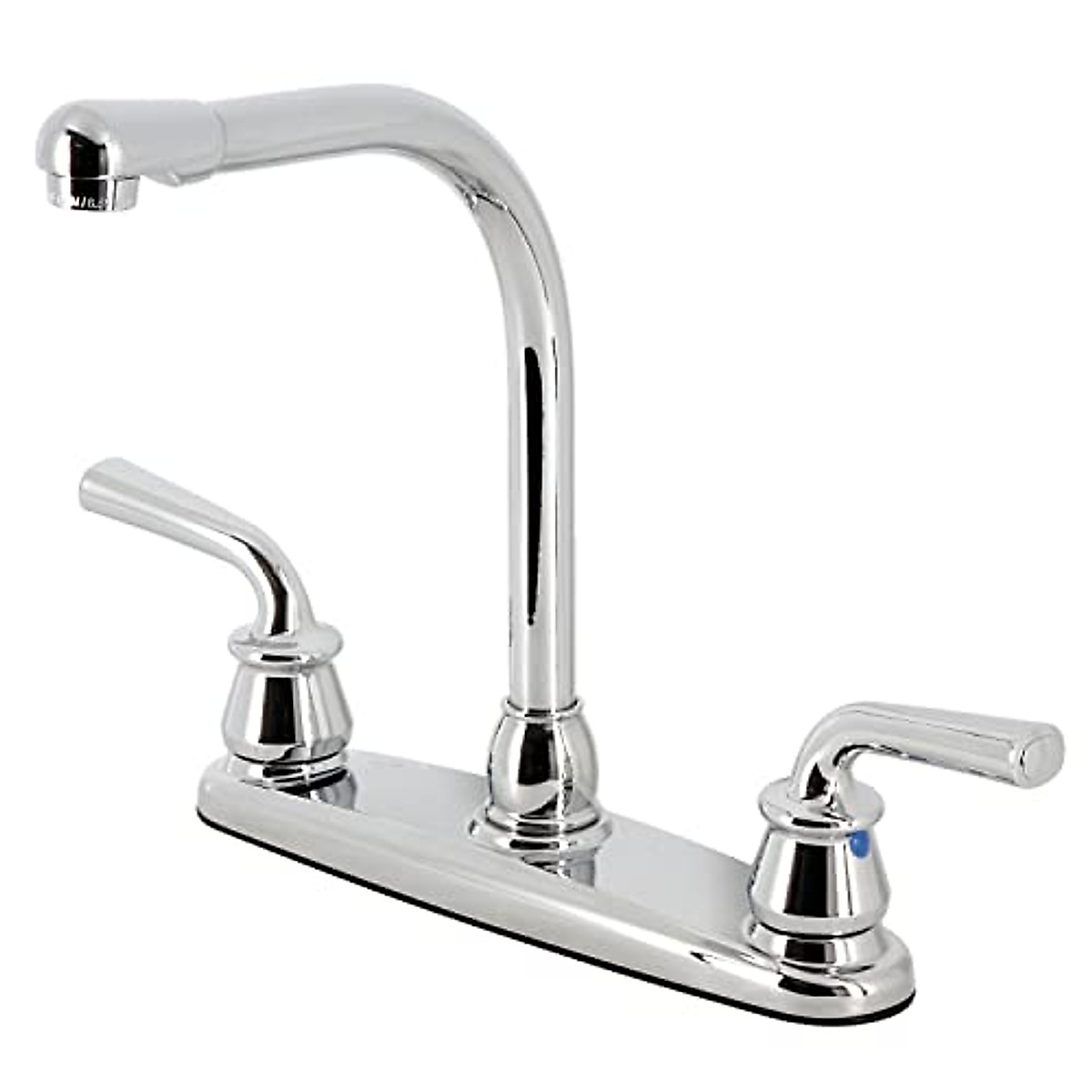 Kingston Brass KB750RXL Restoration 8-Inch Centerset Kitchen Faucet, Polished Chrome