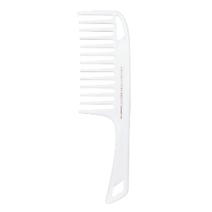 Cricket Ultra Smooth Coconut Detangler Comb – Infused with Coconut Oil & Keratin for Frizz-Free Shine, Ideal for Wet & Dry Hair, Extended Handle for Thick, Long, Curly Hair