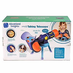 GeoSafari Jr. Talking Telescope STEM Toy, Preschool Science, Gift For Boys & Girls Ages 4+