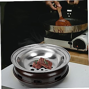 1pc Oven Mini Charcoal Grill Portable Burner Camping Burner Portable Backpacking Gas Stove Useful Barbecue Grill Camping Gas Stove Brazier Stove Outdoor Barbecue Tool Bbq Tool Wok