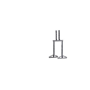 Playseat Floor TV Stand | Single Screen Monitor Mount | Supports Screens from 15 to 65 inches | Curved Screens up to 48 inches | Suitable for TVs & PC Monitors | Adjustable Height & Distance