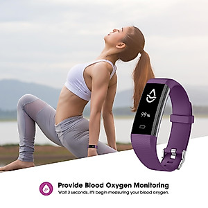 Stiive Fitness Tracker with Heart Rate Sleep Monitor, Daily IP68 Waterproof Activity Tracker with Pedometer Watch, Health Tracker Calories & Step Counter, Fitness Watch for Women Men