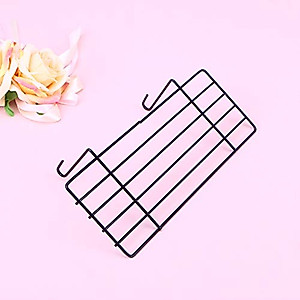 Healifty for Frame Used Supplies, Grille, X Wall- Design Shelves. Xcm Room Storage, Decorative Metal Panel, Straight Stand with Wall Mesh Panel Office Small L Grid Props Hanging Wall Grid