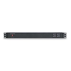 CyberPower PDU15B2F8R Basic PDU, 100-125V, 15A (Derated to 12A), 10 Outlets, 1U Rackmount