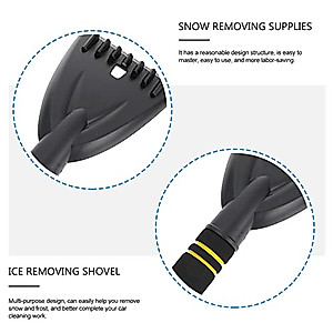 Angoily Mini Multi Tool Car Ice Scrapers Frost Shovel: Snow Frost Ice Removal Tool for Cars Auto Vehicle Small Trucks Windshield Deicing Shovels Winter Car Supplies Multitools