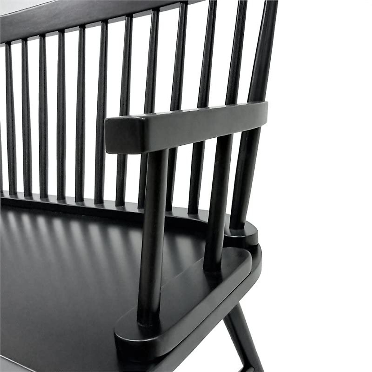 Great Deal Furniture Eartha Farmhouse Bench, Black