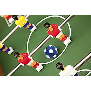 OuMuaMua 9pcs Foosball Table Balls 1.42 Inch Table Soccer Balls for Foosball Tabletop Game Foosball Accessory Replacements Multicolor World Cup Foosball