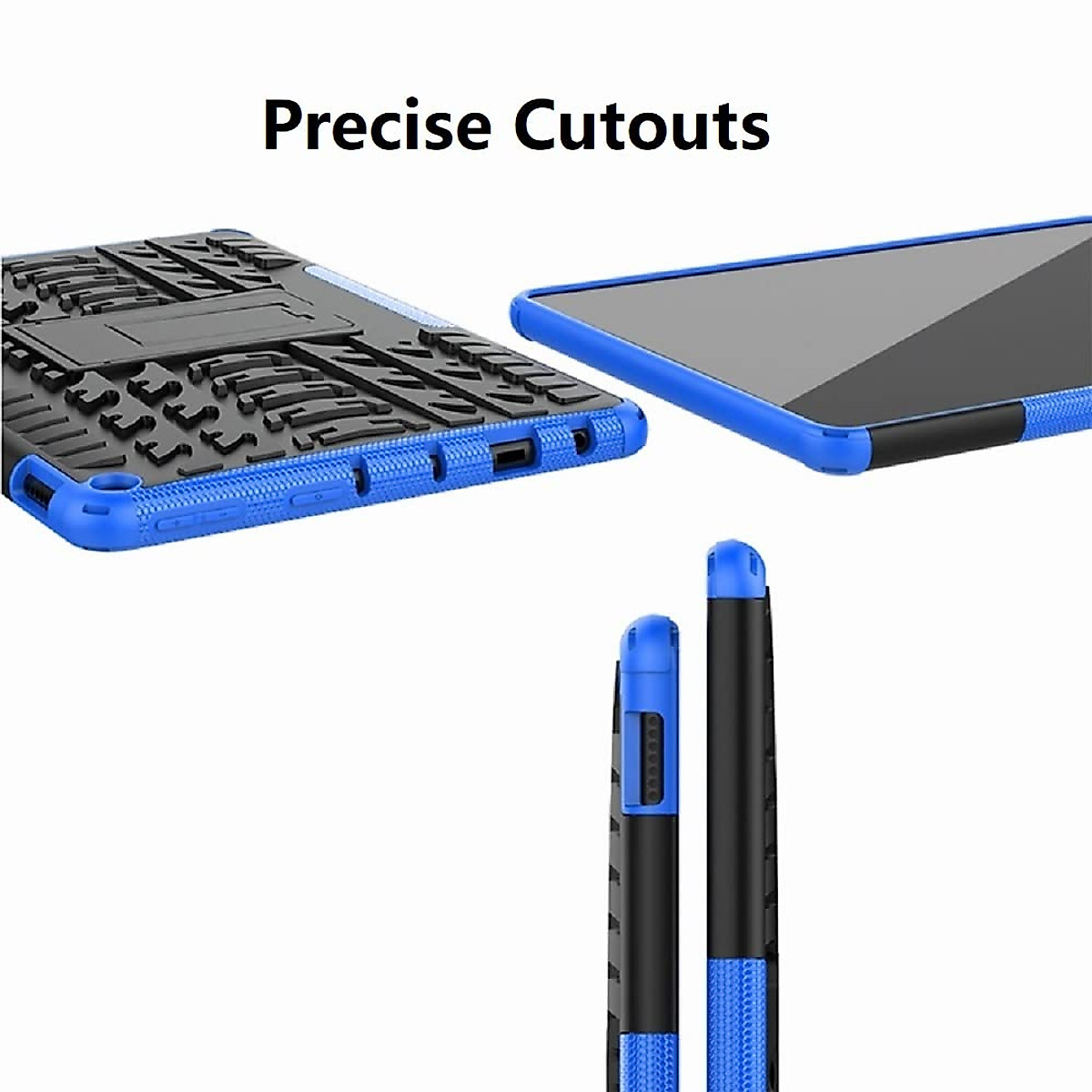 MaoMini for Kindle Fire HD 10 Case/HD 10 Plus Tablet Case 11th Generation 2021 Release,Kickstand Heavy Duty Armor Defender Cover [NOT fit New 2023 Release 13th Gen] (Blue)