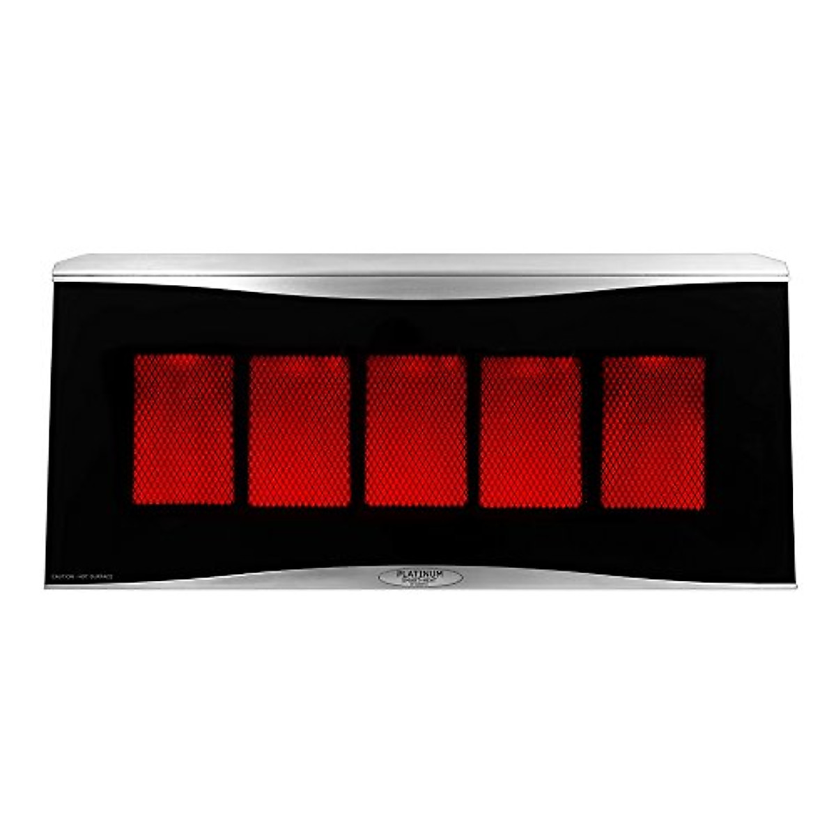 Bromic Heating BH0110003-1 Smart-Heat Platinum 500 Radiant Infrared Patio Heater, Natural Gas, 39800 BTU