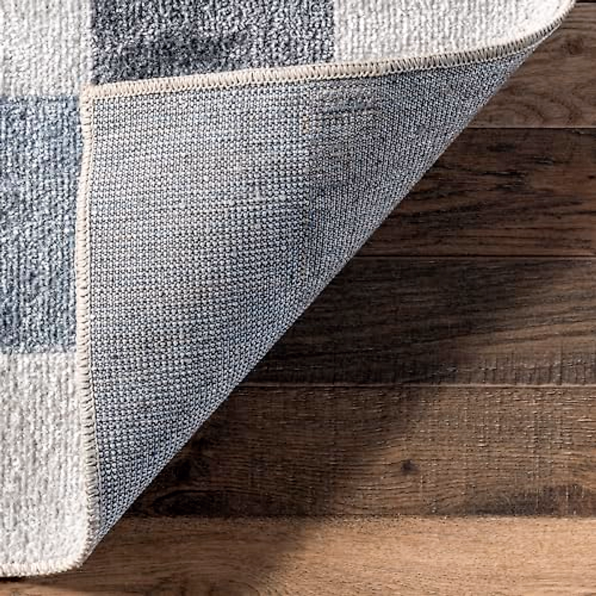 nuLOOM Naya Checkered Machine Washable Area Rug, 4x6, Beige