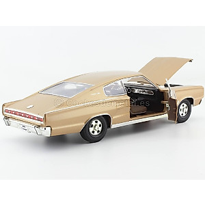 Road Signature 92638brnz 1-18 Scale 1966 Dodge Charger Bronze Metallic Diecast Model Car
