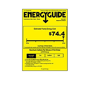 ANZZI Envo Anzzi Electric Tankless Water Heater 3.5 KW at 120 Volts Instant Hot Water Small Enough to Install Anywhere - For for any bathroom sink or kitchen sink | WH-AZ035-M1