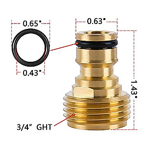 HQMPC Garden Hose Oring 30Pcs (30Pcs) Just for Replacement Garden Hose Quick Connectors