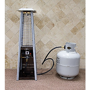 Hiland HLDS032-ADH 10' Propane Tank Adap TER Hose, Black