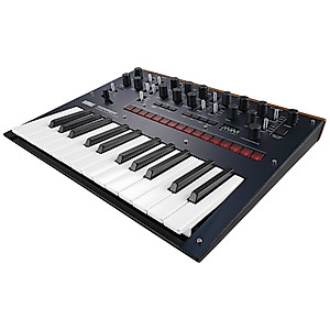 KORG Monophonic Analog Synthesizer Monologue BL Monologue Dark Blue 25 Keys 16 Step Sequencer with Oscilloscope, Battery Operated, Lightweight, Perfect for Carrying